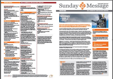 The Sunday Message (A3) - Redemptorist Communications