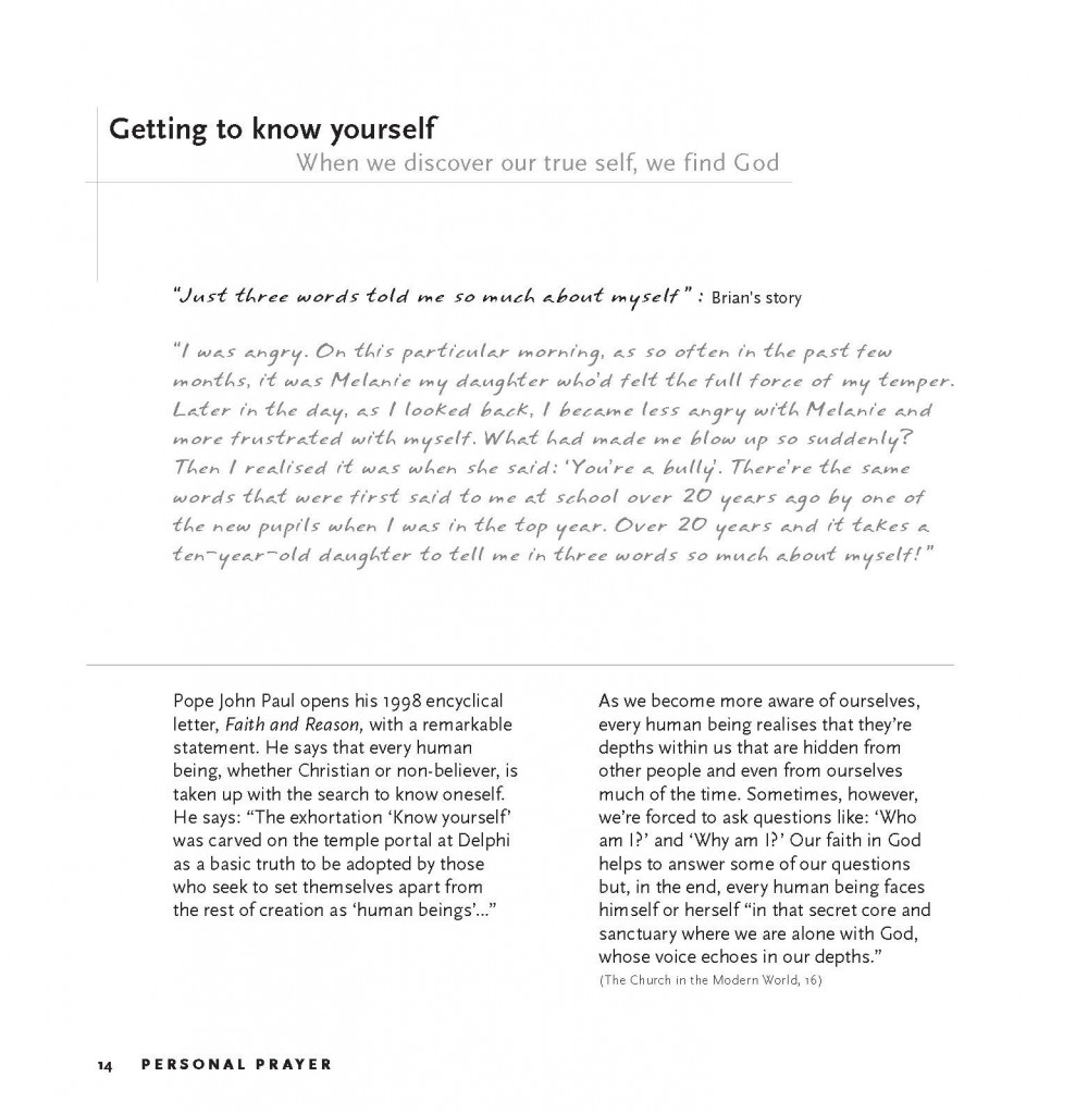 Personal Prayer - Living in Love With God - Redemptorist Communications